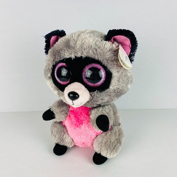 Ty | Toys | Ty Beanie Boos Rocco The Racoon Beanie Plush Animal Kids ...